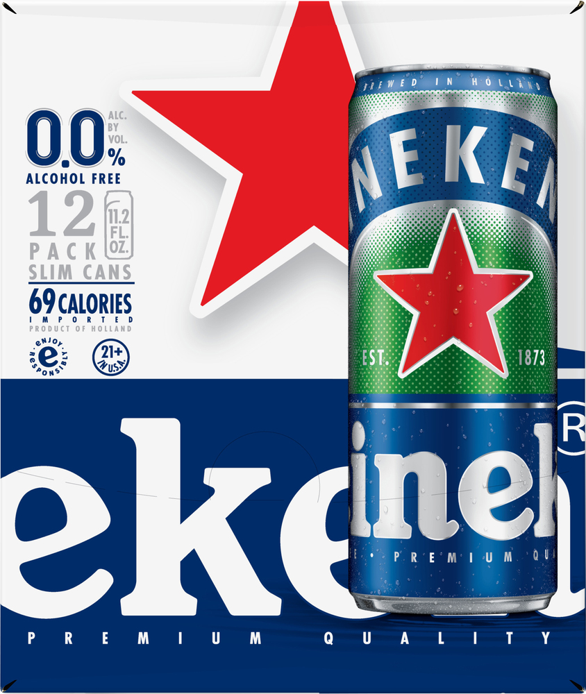 Heineken Beer, Premium Quality, Alcohol Free, 12 Pack-Planogram-Right