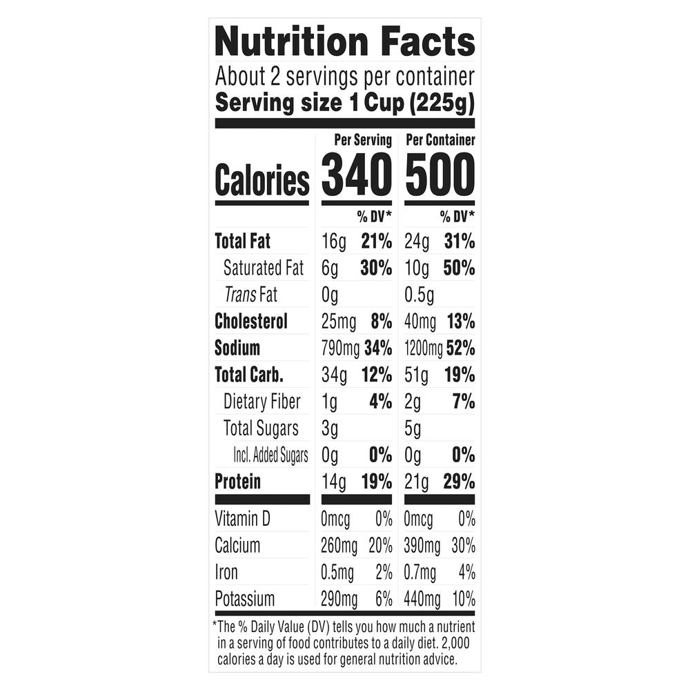 Stouffer's Macaroni & Cheese-Nutrition-Facts