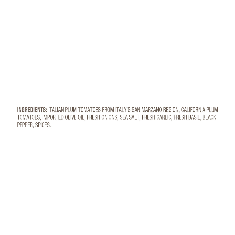 Mezzetta Sauce, Marinara, Family Size-Ingredients