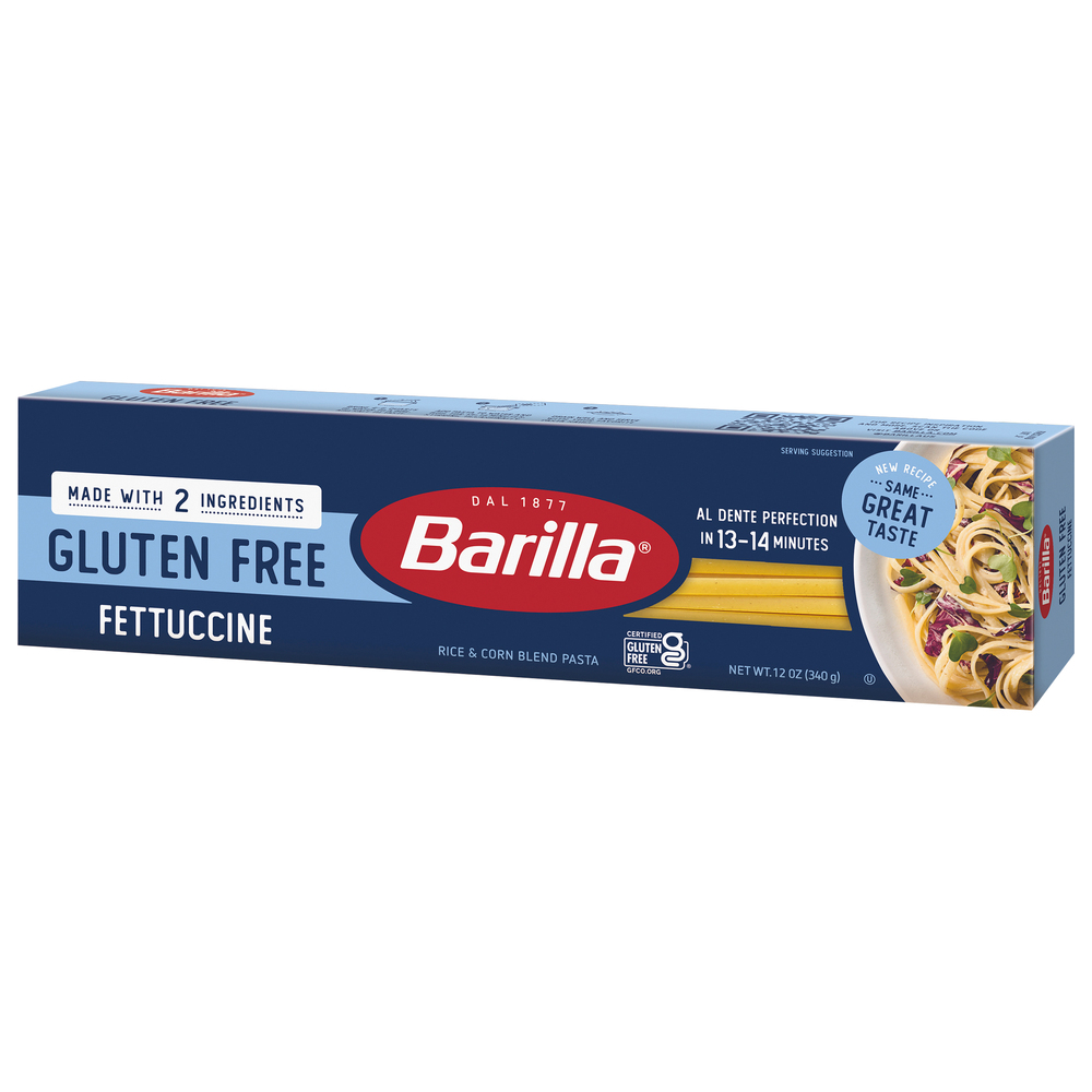 Barilla Gluten Free Fettuccine Pasta-Front-Right-Elevated