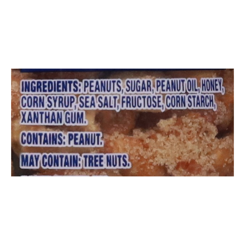 Planters Peanuts, Honey Roasted, Dry Roasted-Ingredients