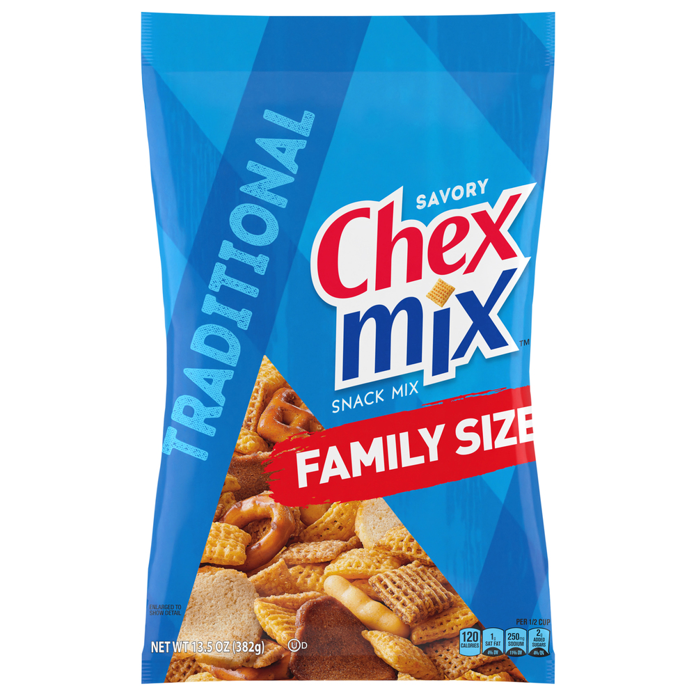 Chex Mix Snack Mix, Savory, Traditional, Family Size-Main