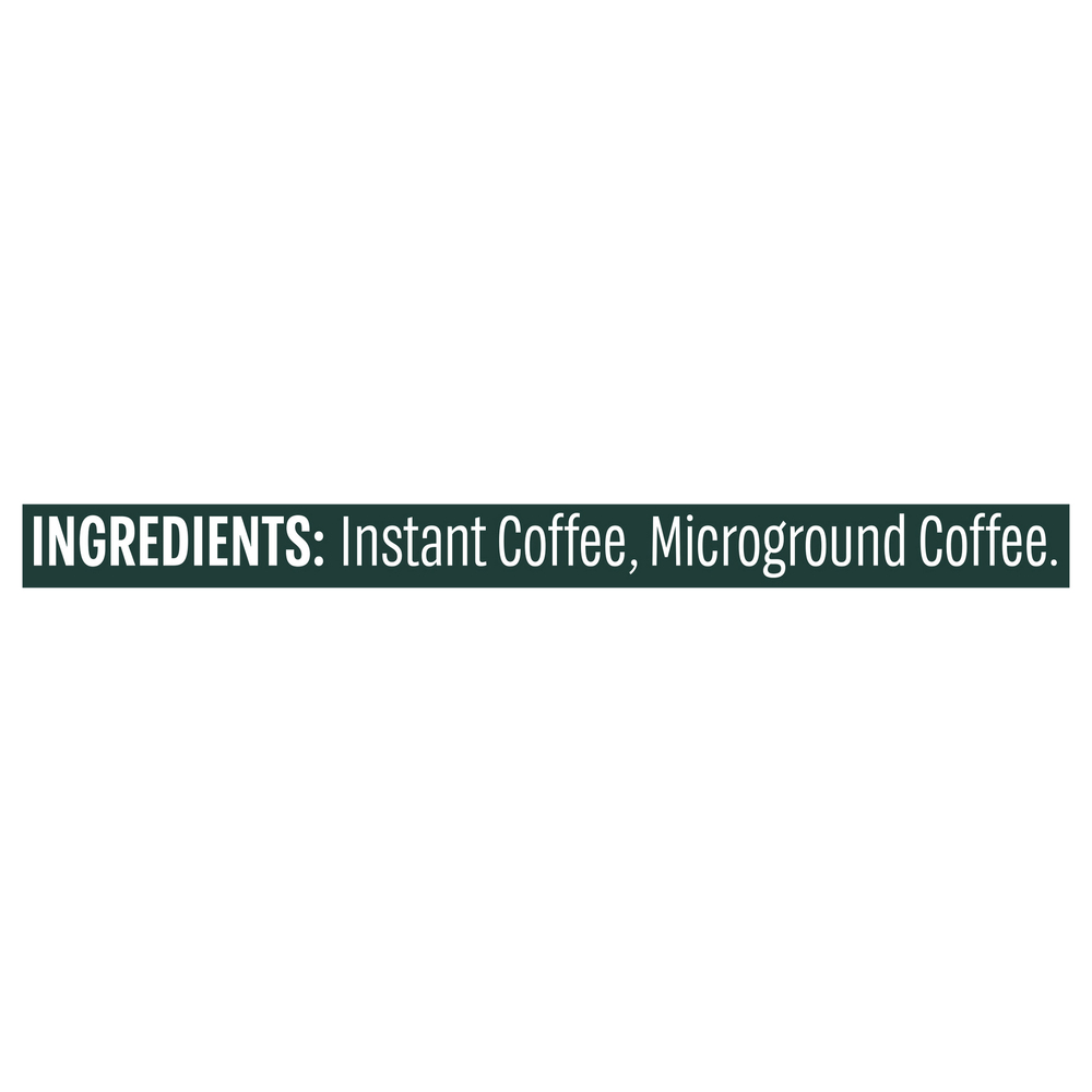 Starbucks Medium Roast Premium Instant & Microground Coffee-Ingredients