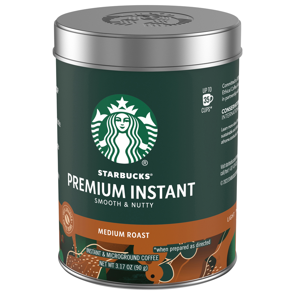 Starbucks Medium Roast Premium Instant & Microground Coffee-Front-Right ...