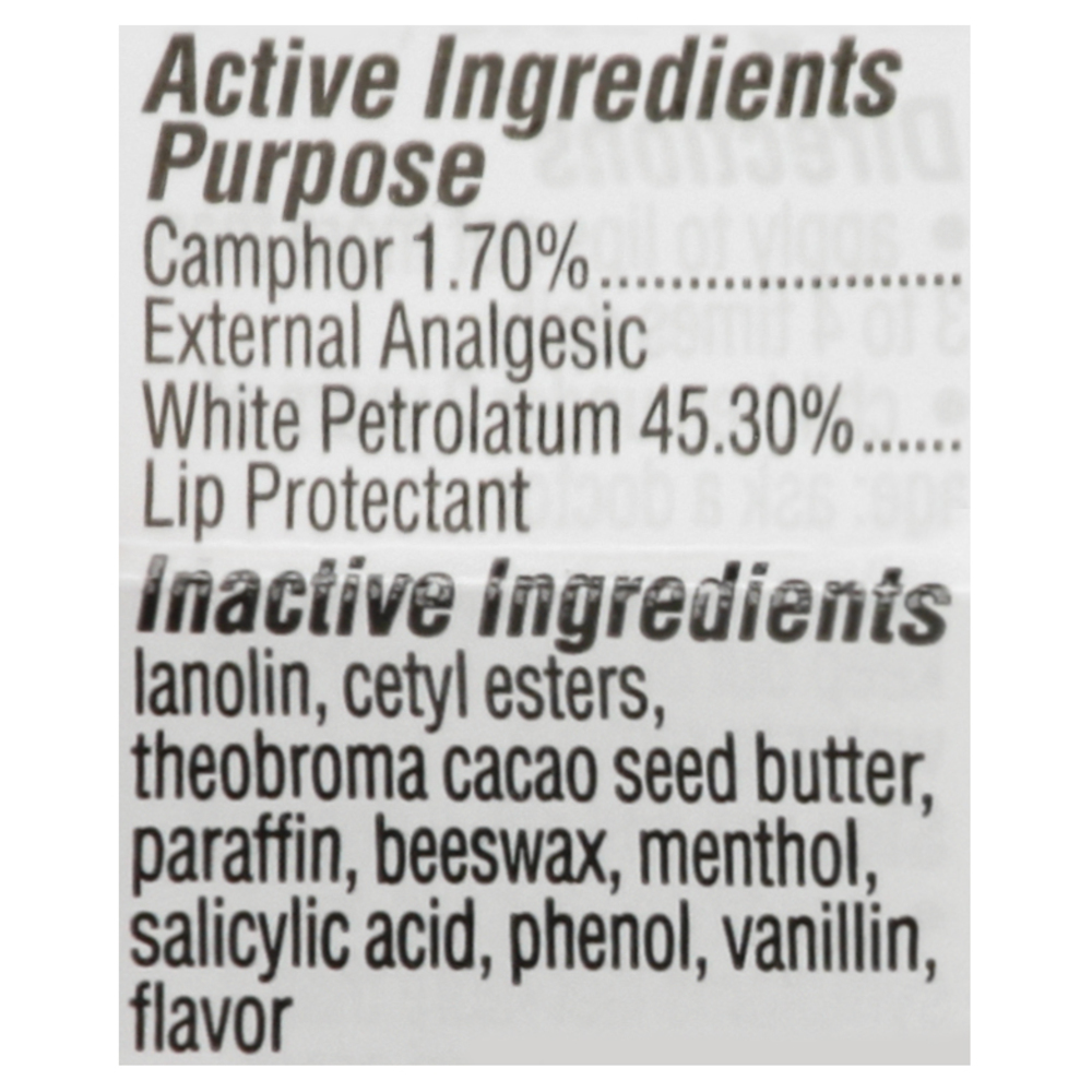 carmex ingredients