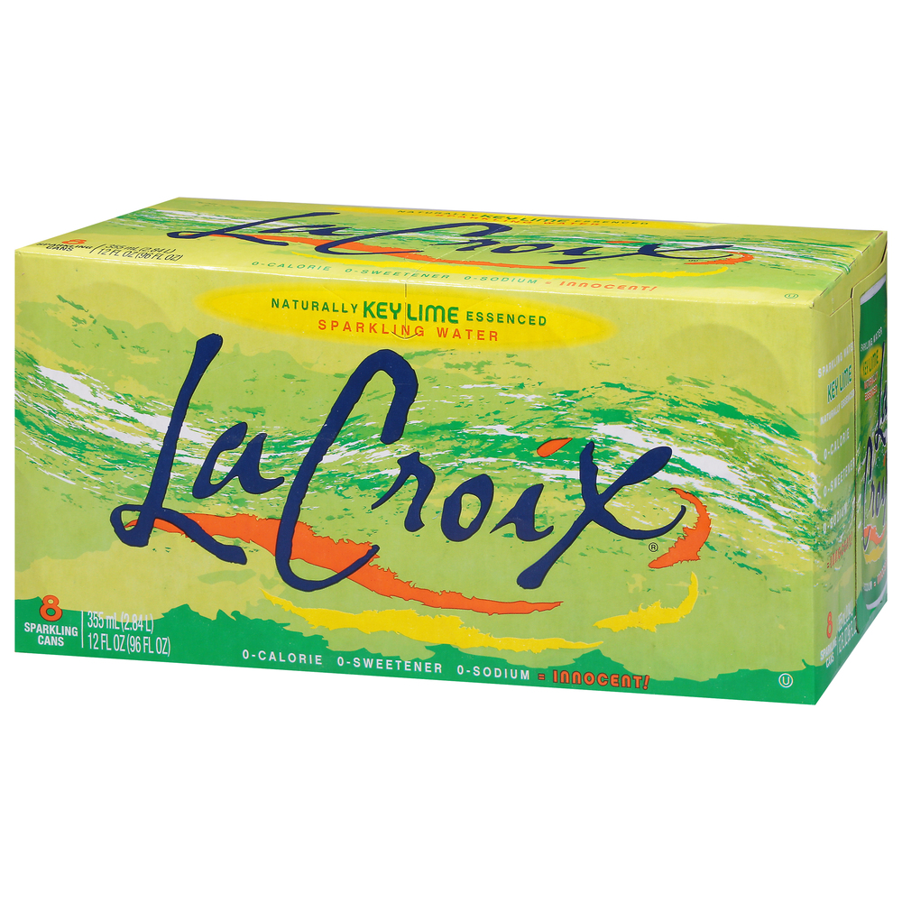 LaCroix Sparkling Water, Key Lime-Front-Right-Elevated