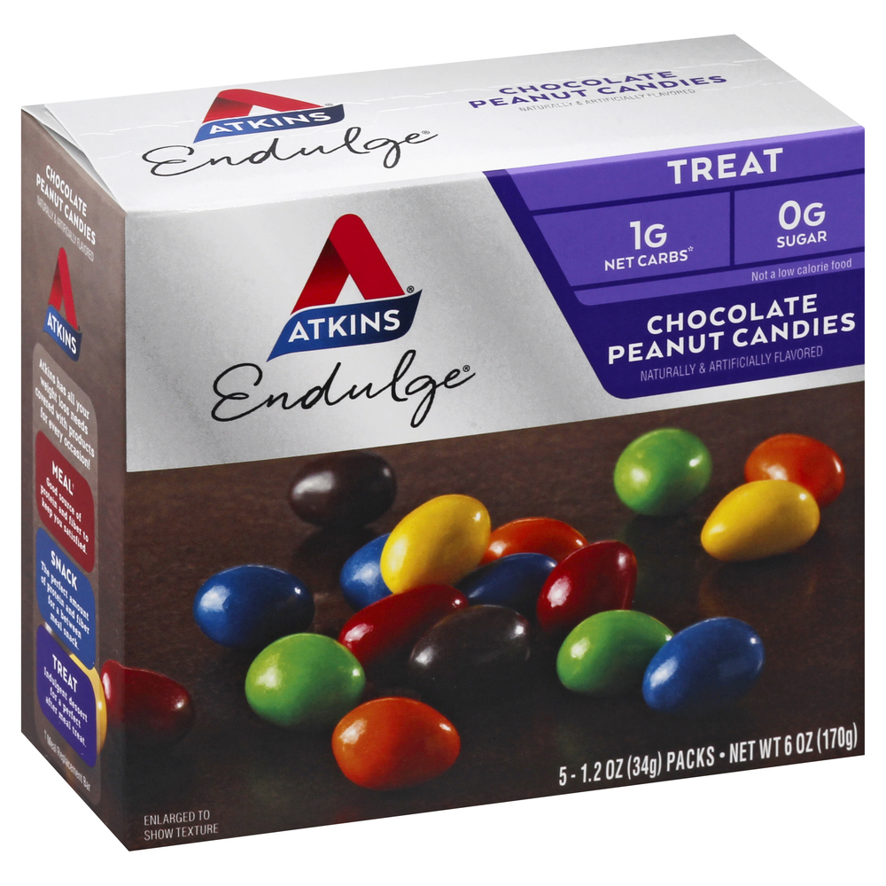 Atkins Endulge Candies, Chocolate Peanut-Main