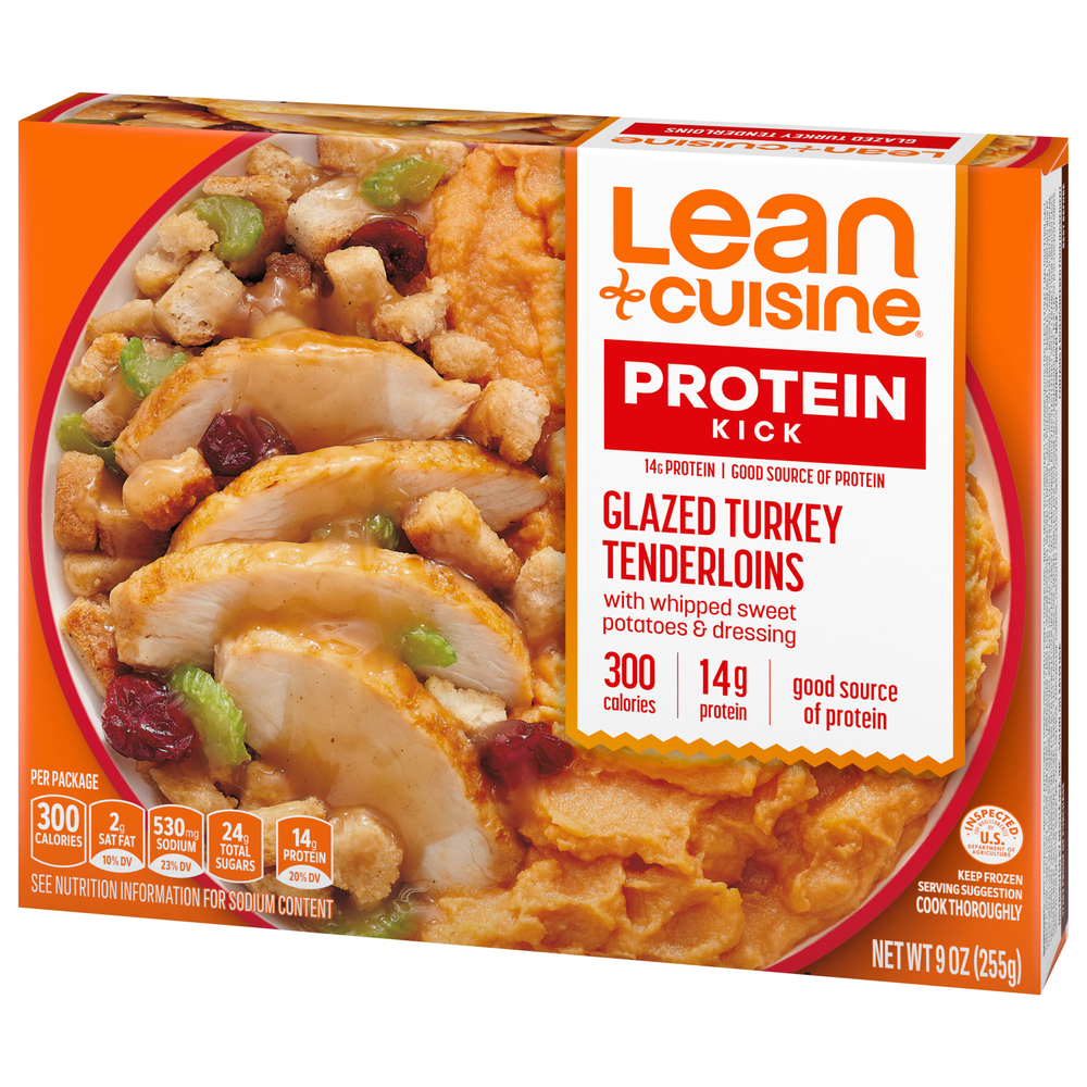 Lean Cuisine Protein Kick Turkey Tenderloins, with Whipped Sweet ...