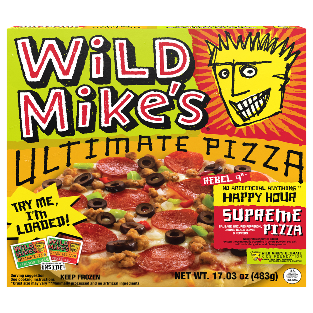 Wild Mike's Ultimate Pizza, Supreme, Happy Hour-Ecom