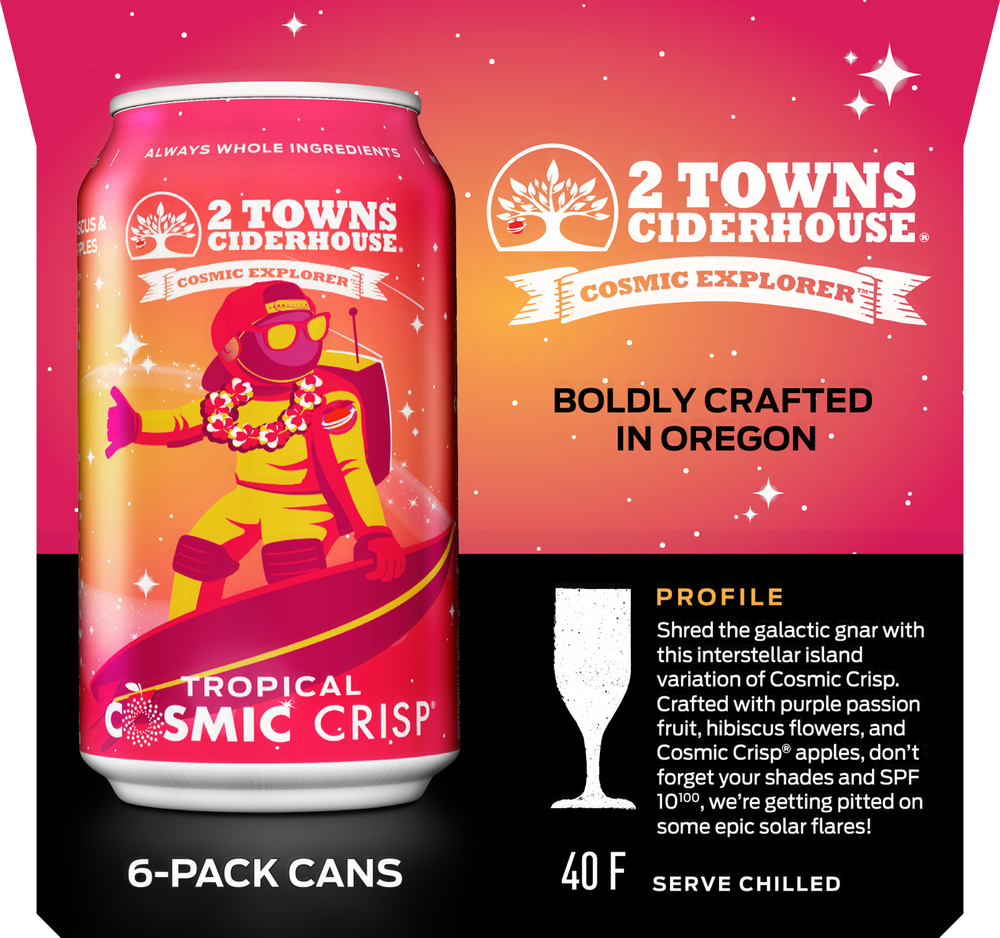 2 Towns Ciderhouse Cosmic Crisp Tropical Cosmic Crisp-Planogram-Right