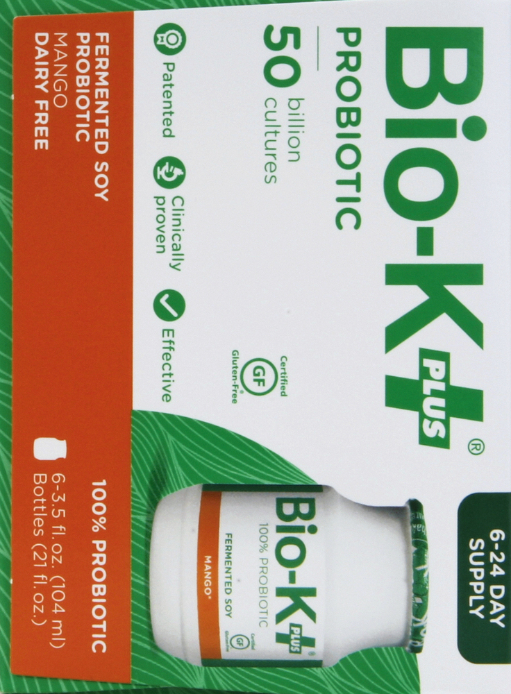 Bio-K Plus Probiotic, Fermented Rice, Mango-Planogram-Left
