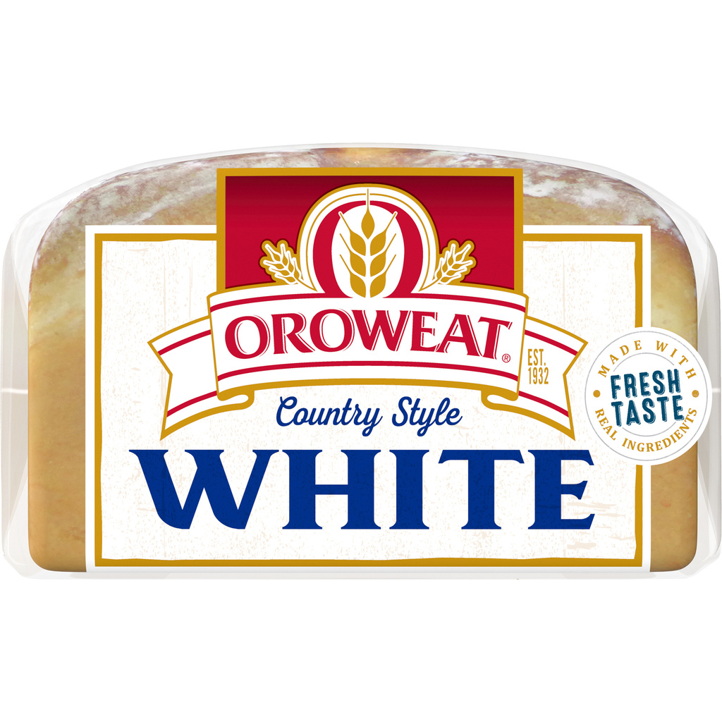 Oroweat Bread, Country Style, White-Hero