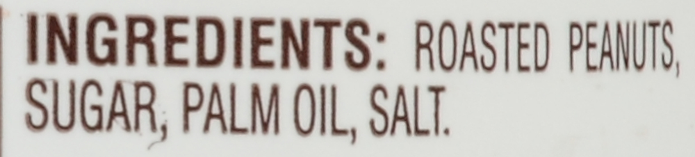 Skippy Natural Creamy Peanut Butter Spread-Ingredients