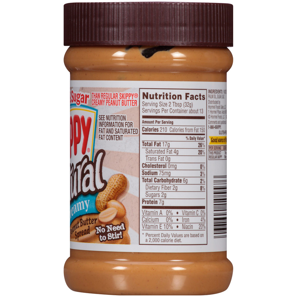 Skippy Natural Creamy Peanut Butter Spread-Planogram-Right