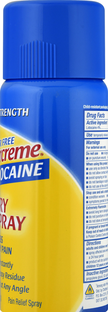 Aspercreme Pain Relief Spray, Dry, Max Strength, Odor Free-Planogram-Right