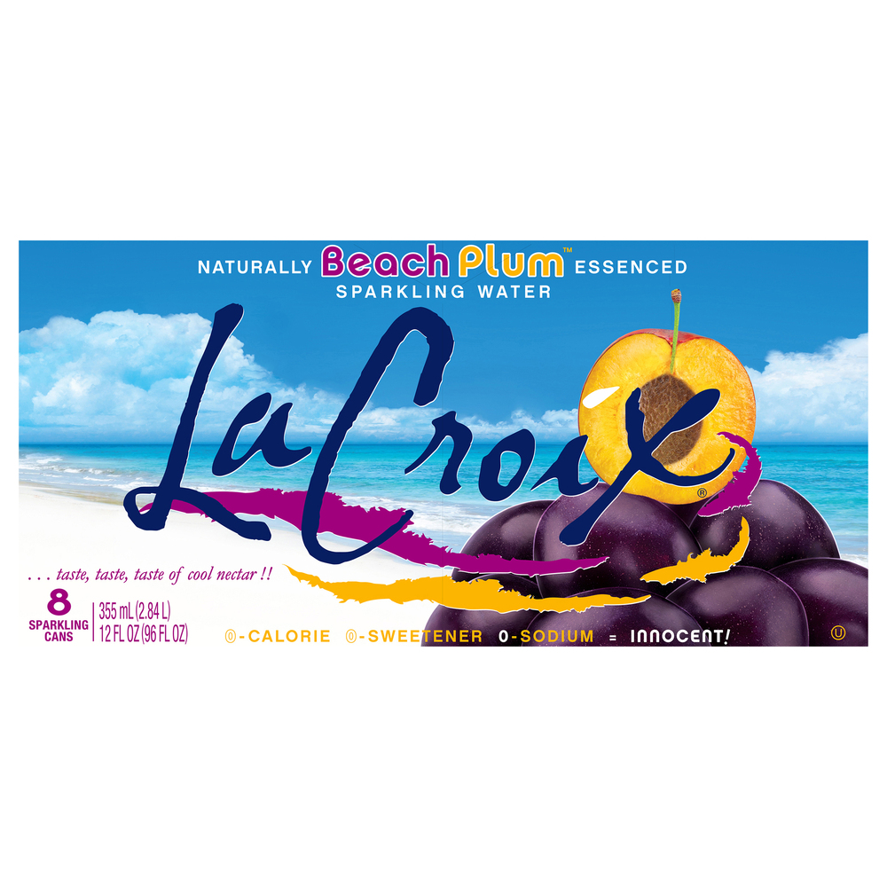 LaCroix Sparkling Water, Beach Plum-Main