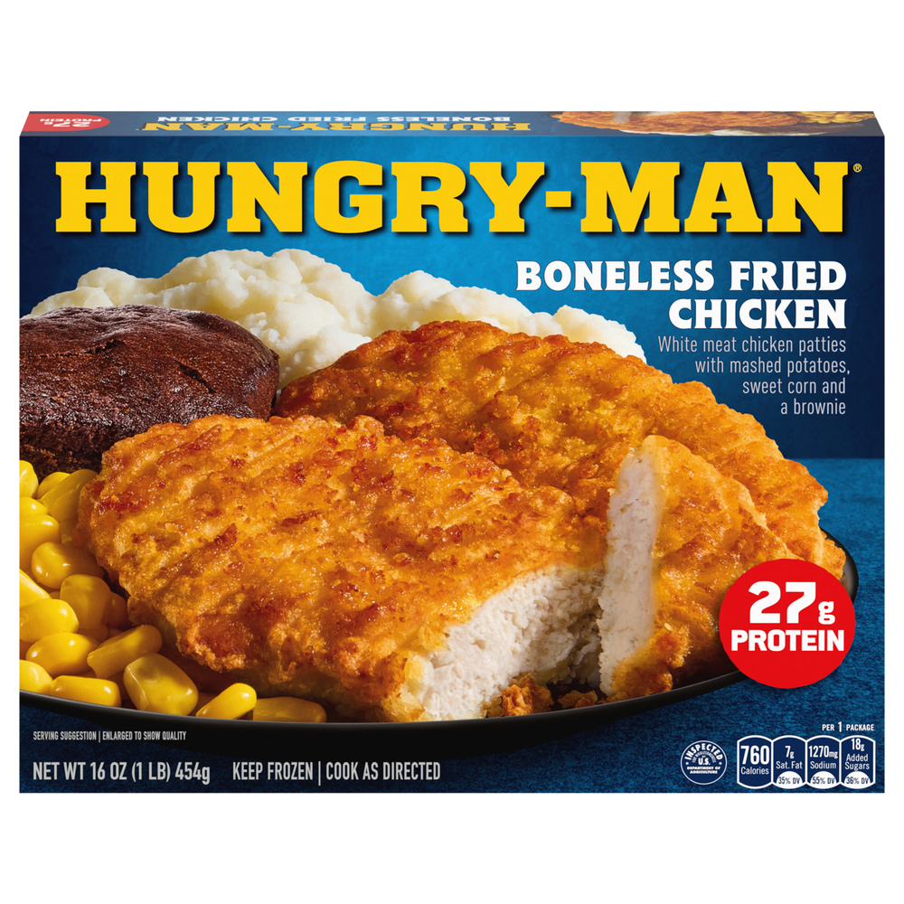 Hungry-Man Chicken, Boneless, Fried-Main