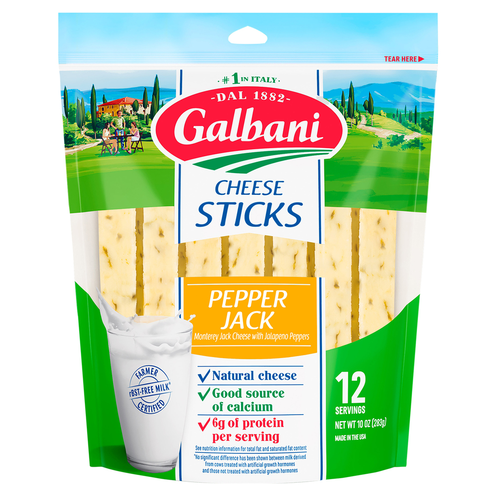 Galbani Cheese Sticks, Pepper Jack-Main
