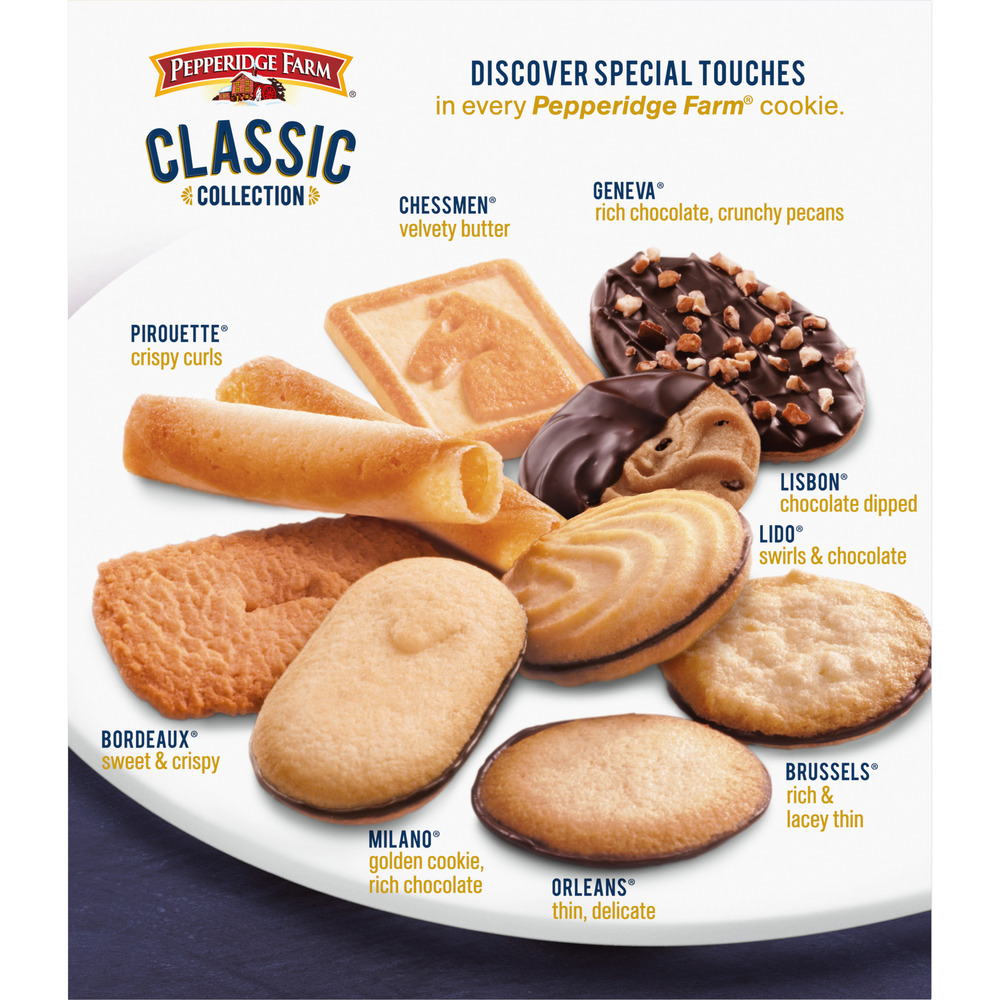Pepperidge Farm® Chessmen® Classic Cookies Collection-Planogram-Back