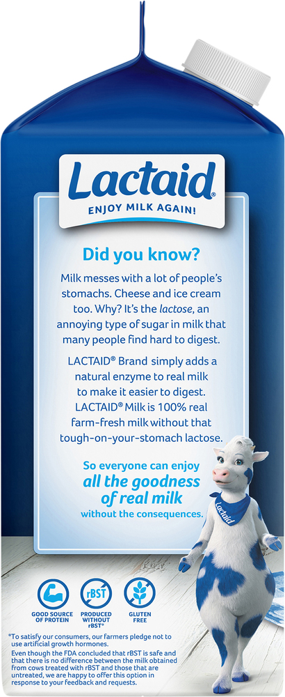 Lactaid Milk, 2% Reduced Fat, Lactose Free-Planogram-Left