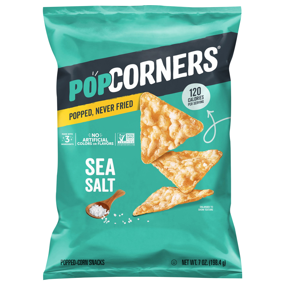 PopCorners Popped-Corn Snack, Sea Salt-Main