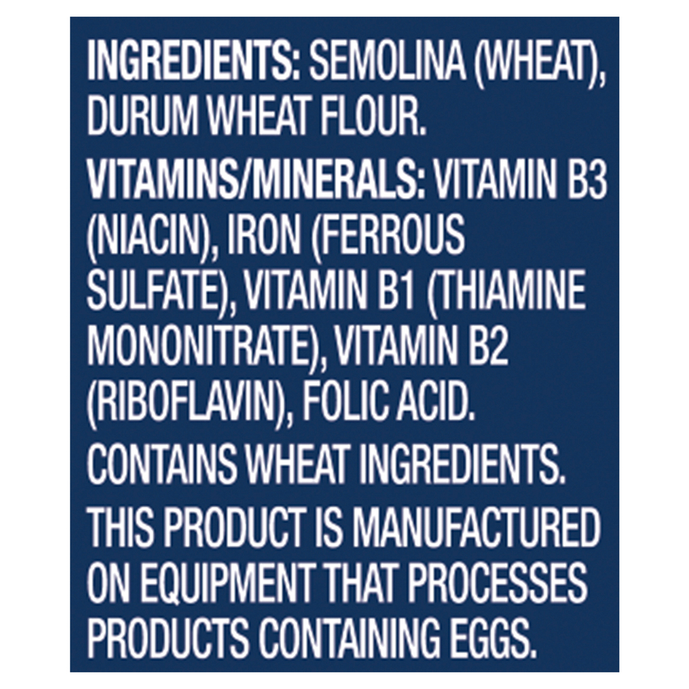 Barilla Spaghetti Pasta-Ingredients