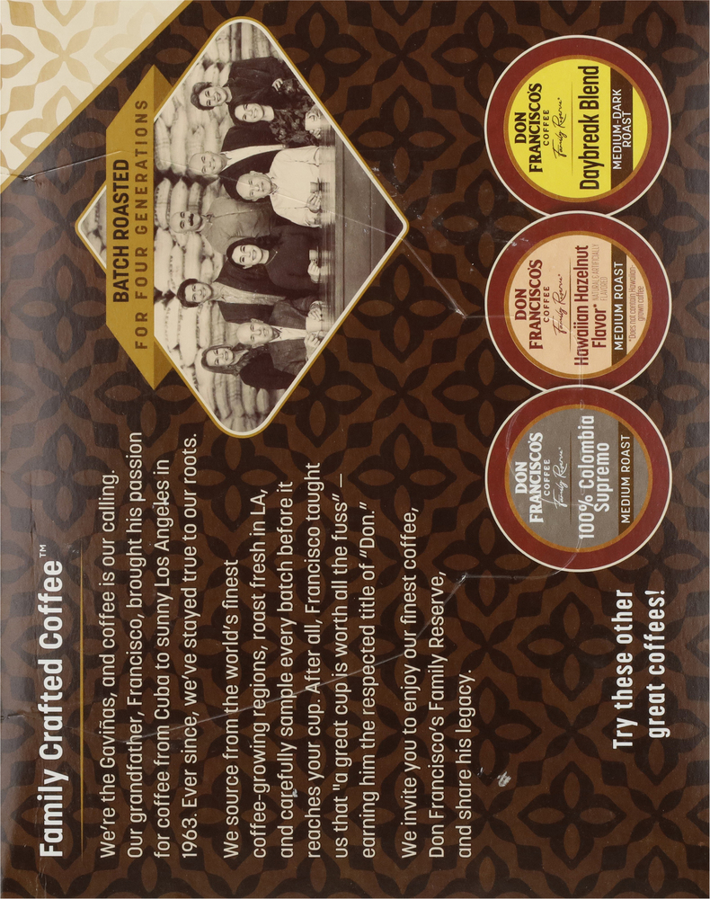 Don Francisco's Coffee, Kona Blend, Medium Roast-Planogram-Right