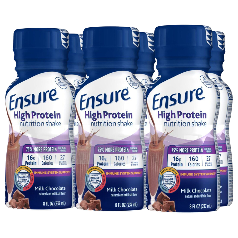 Ensure Nutrition Shake, Milk Chocolate-Front-Right-Elevated