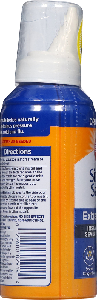 Arm & Hammer Simply Saline Nasal Mist, Extra Strength-Planogram-Left
