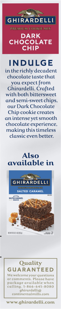 Ghirardelli Dark Chocolate Chip Premium Cookie Mix-Planogram-Left