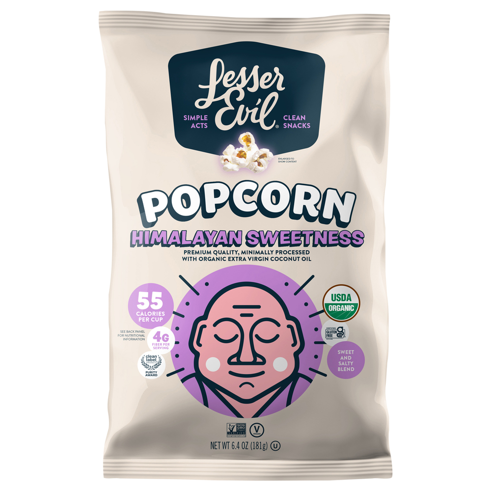 LesserEvil Popcorn, Himalayan Sweetness-Main