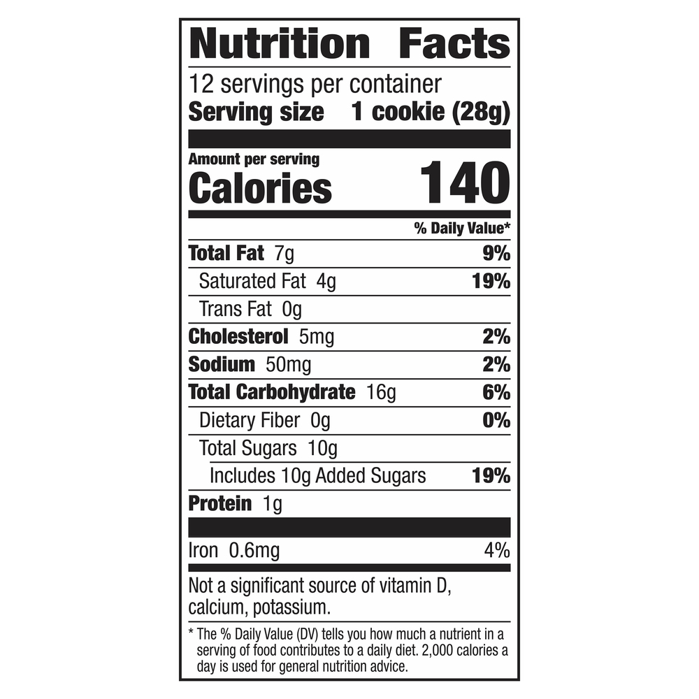 Immaculate Cookies, Organic, Chocolate Chip-Nutrition-Facts
