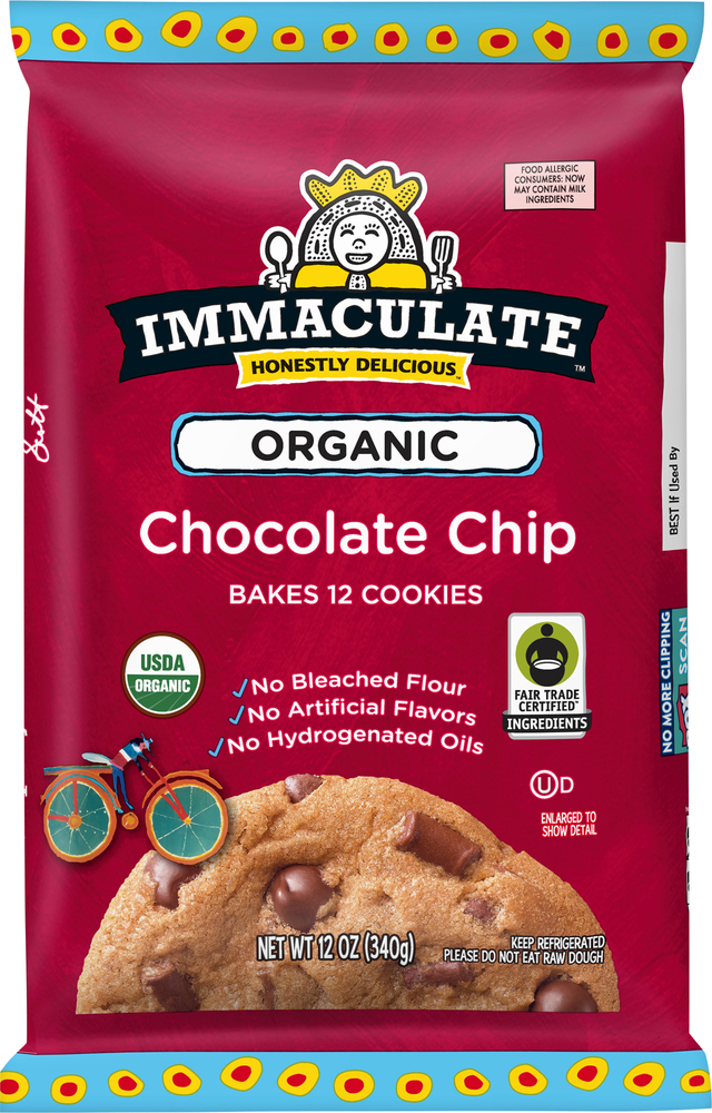Immaculate Cookies, Organic, Chocolate Chip-Main