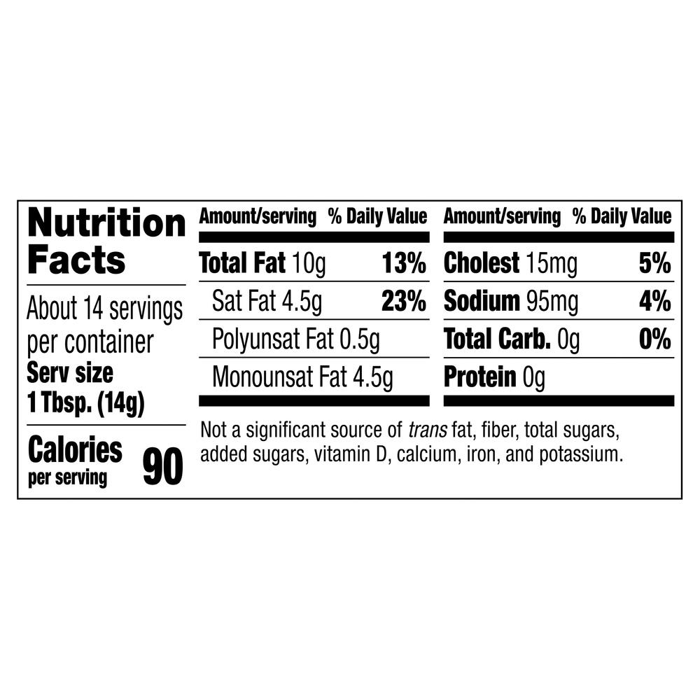 Land O Lakes Butter-Nutrition-Facts