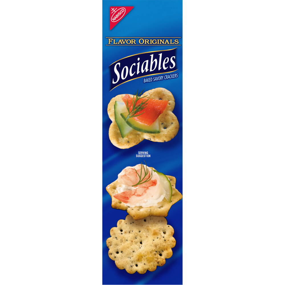 Nabisco Sociables Crackers, Baked, Savory-Planogram-Left