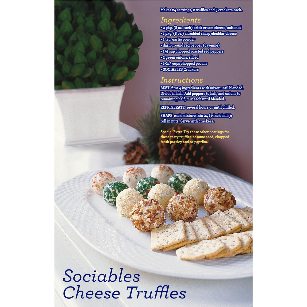 Nabisco Sociables Crackers, Baked, Savory-Planogram-Back