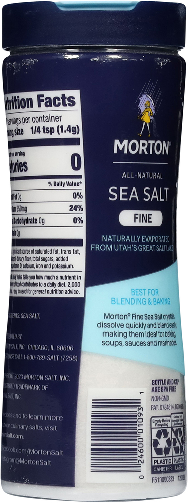 Morton Sea Salt, Fine-Planogram-Back