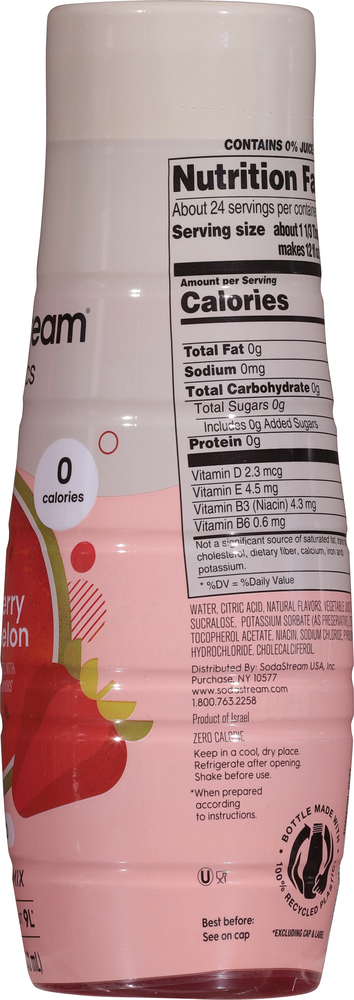 SodaStream Classics Drink Mix, Strawberry Watermelon, Zero-Planogram-Right