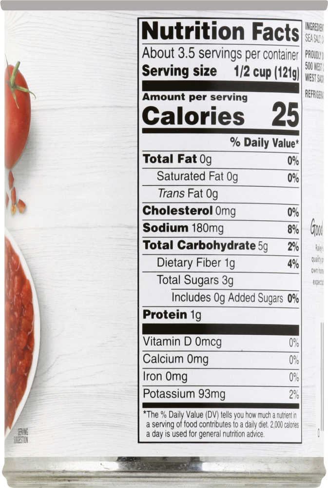 Raley's Petite Diced Tomatoes-Planogram-Right