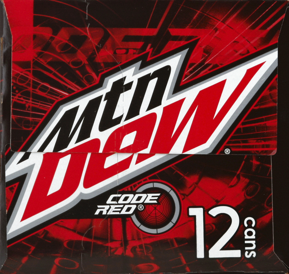 Mountain Dew Code Red Can