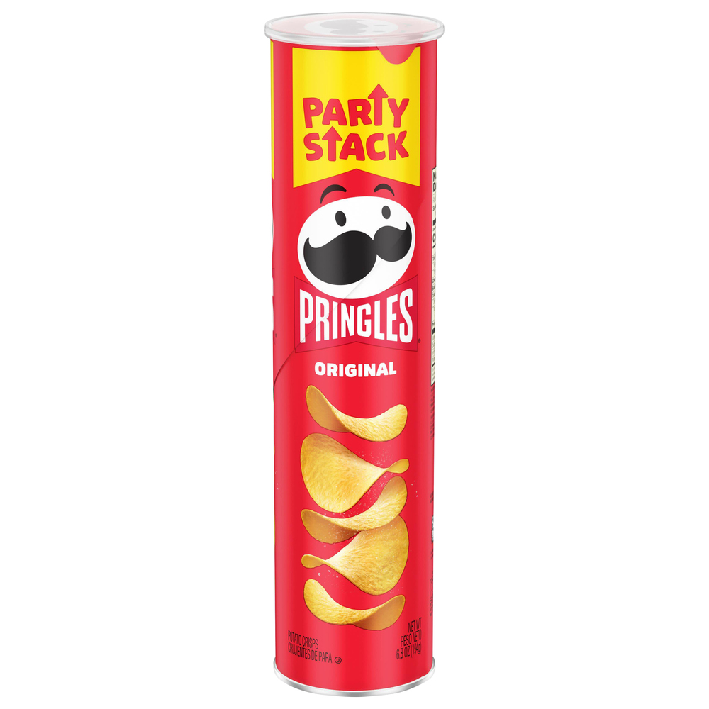 Pringles Potato Crisps, Original, Party Stack-Main