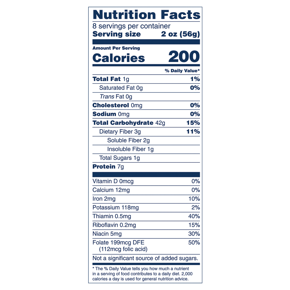 Barilla Campanelle Pasta-Nutrition-Facts