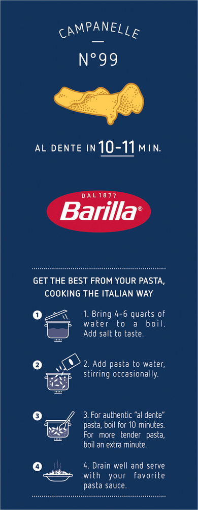 Barilla Campanelle Pasta-Planogram-Left