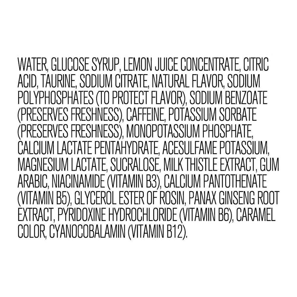 Rockstar Energy Drink Ingredients