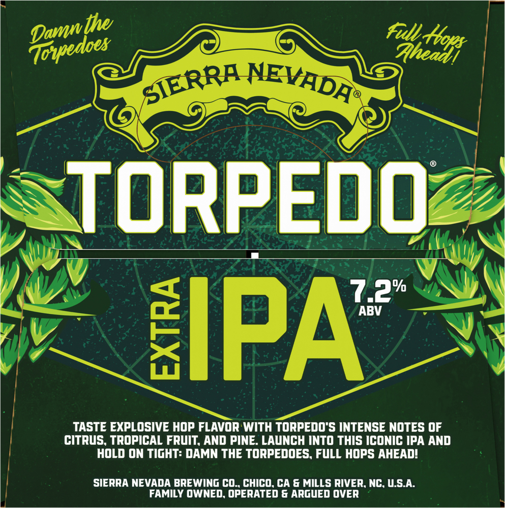 Sierra Nevada Beer, Torpedo, Extra IPA-Planogram-Left