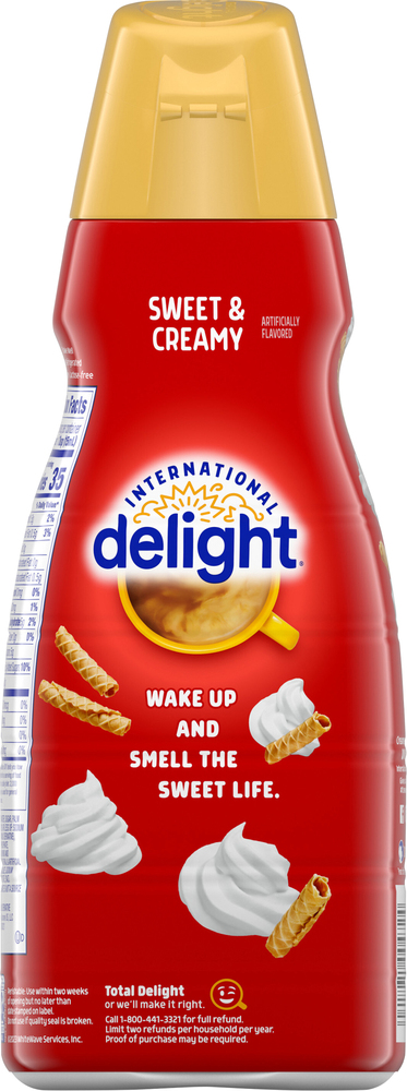 International Delight Sweet & Creamy Coffee Creamer-Planogram-Back