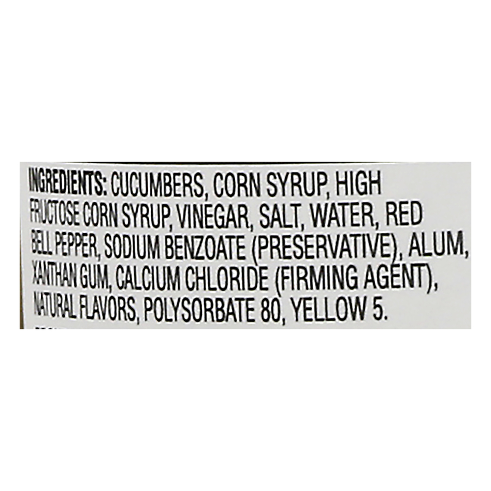 Raley's Sweet Relish-Ingredients