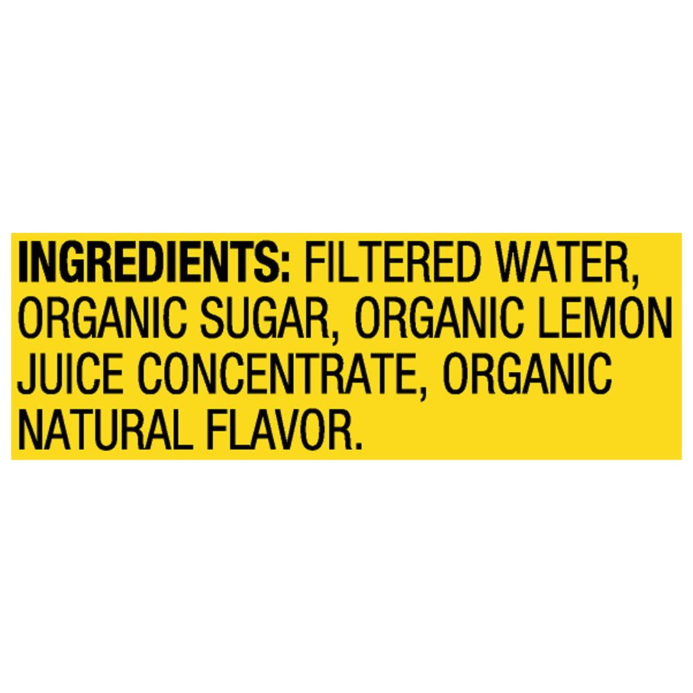 Santa Cruz Organic Organic Lemonade-Ingredients