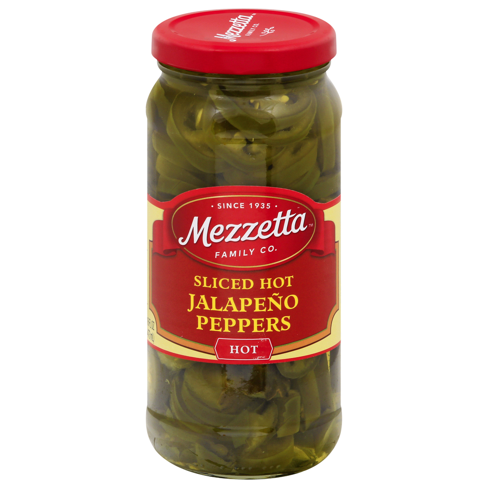 Mezzetta Jalapeno Peppers, Hot, Sliced-Main