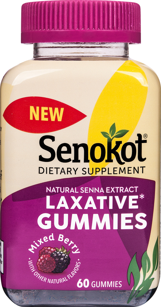 Senokot Laxative, Mixed Berry, Gummies-Main